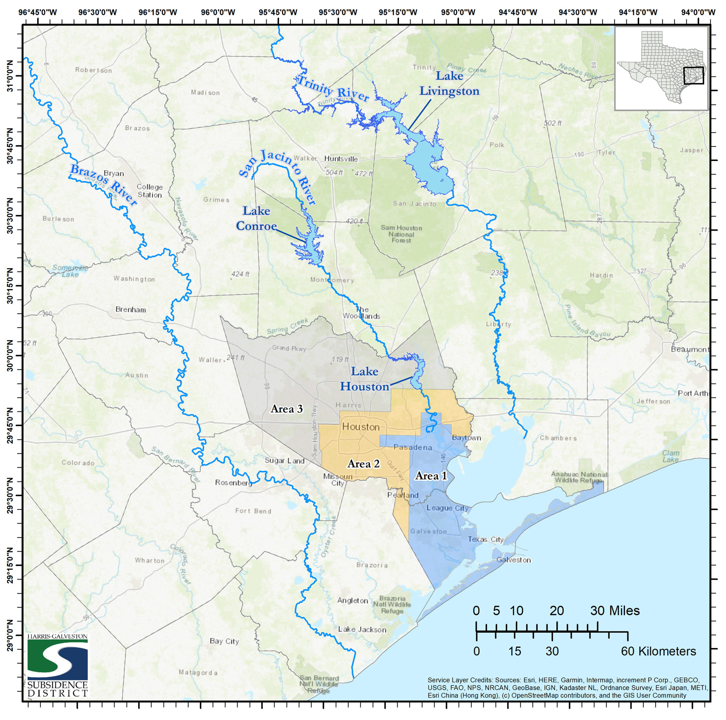 Subsidence FAQs - Harris Galveston Subsidence District