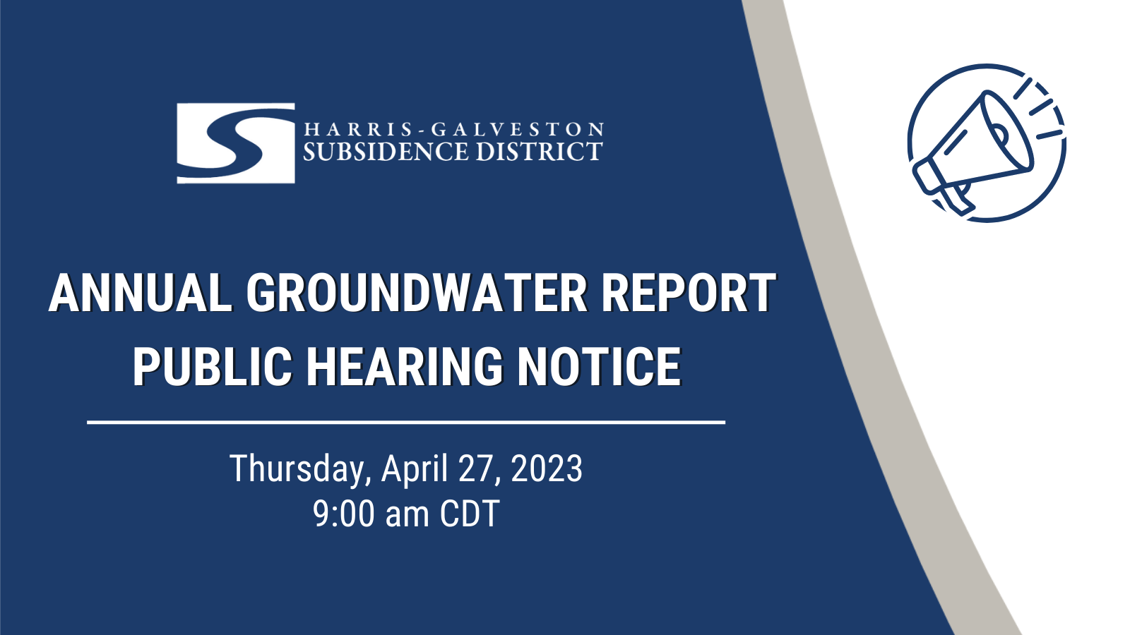 2022 Annual Groundwater Report Public Hearing Notice - Harris Galveston ...